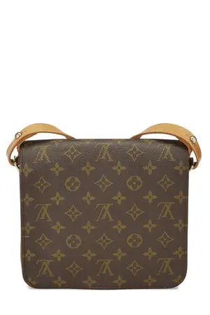 LOUIS VUITTON Monogram Canvas Cartouchiere Bag - Brown