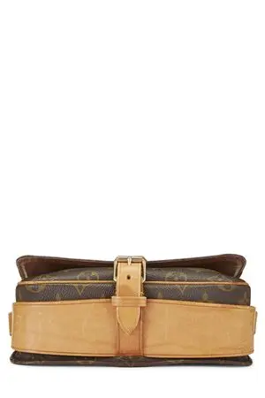LOUIS VUITTON Monogram Canvas Cartouchiere Bag - Brown