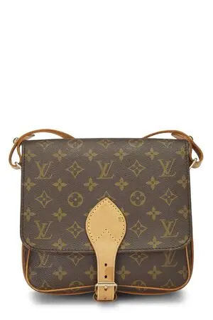 LOUIS VUITTON Monogram Canvas Cartouchiere Bag - Brown