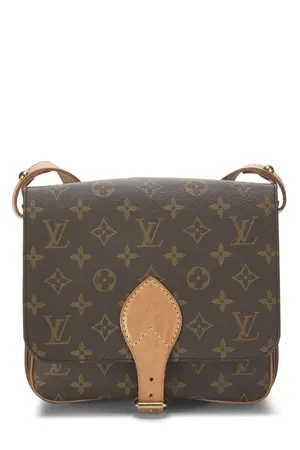 LOUIS VUITTON Monogram Canvas Cartouchiere Bag - Brown