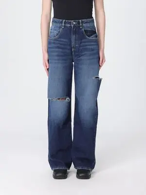 ICON DENIM LOS ANGELES Wide Leg Jeans - Navy