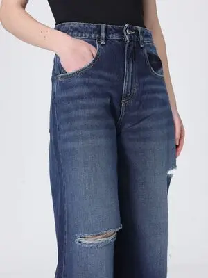 ICON DENIM LOS ANGELES Wide Leg Jeans - Navy