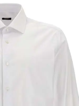 BARBA NAPOLI Poplin Shirt - White
