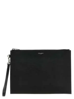 Saint Laurent Logo I Pad Holder - Black