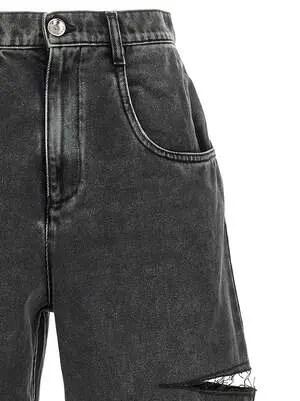 MAISON MARGIELA Cut-out Straight Leg Jeans