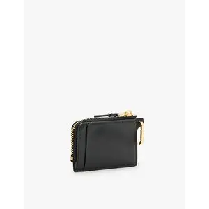 ALLSAINTS Remy Logo-debossed Square Leather Wallet - Black