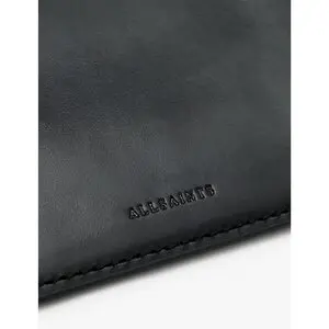 ALLSAINTS Remy Logo-debossed Square Leather Wallet - Black