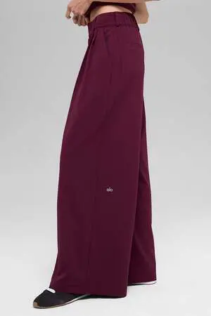 Long high-waisted pants