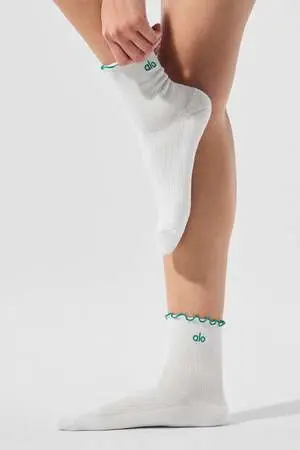 Alo Yoga Trimmed Socks Hosiery For Women