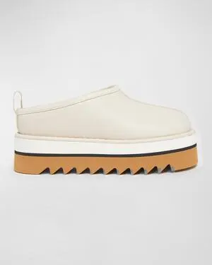 Stella McCartney Sneakelyse Vegan Platform Slipper Mules - Greggio
