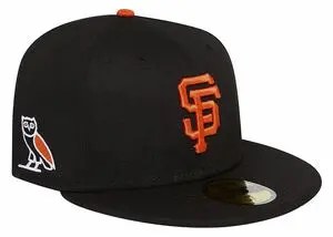 OVO X Mlb San Francisco Giants New Era Cap - Black