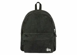 StÜssy Canvas Backpack - Washed Black
