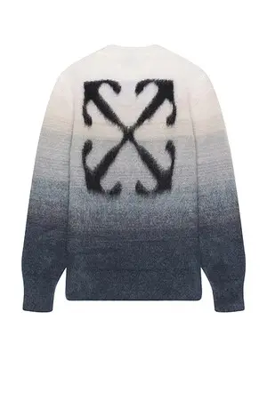Off-White Mohair Arrow Gradient Knit