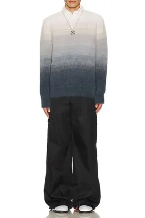 Off-White Mohair Arrow Gradient Knit