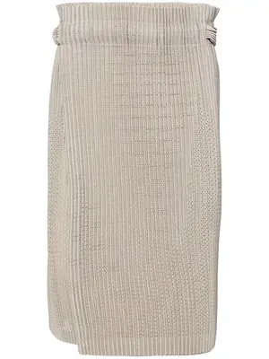 Issey Miyake Light Mesh Pleated Skirt