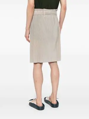 Issey Miyake Light Mesh Pleated Skirt