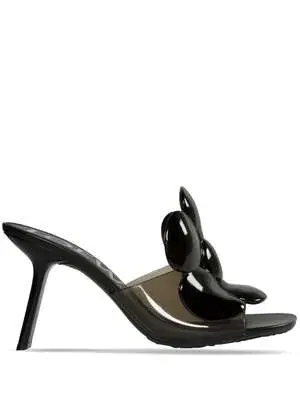 Loewe 90mm Petal Flower Sandals - Black