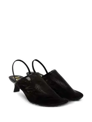 Loewe 45mm Petal Slingback Pumps