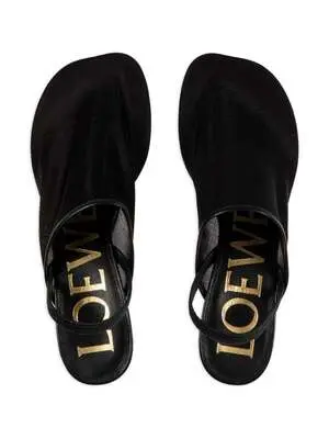 Loewe 45mm Petal Slingback Pumps