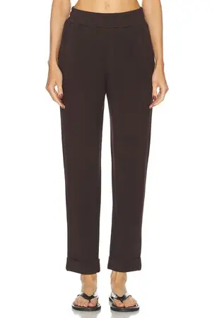 Varley The Rolled Cuff 28.5 Pant In Chocolate