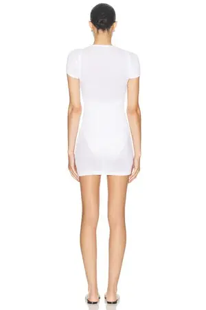 Wardrobe.NYC Cap-sleeve Mini Dress