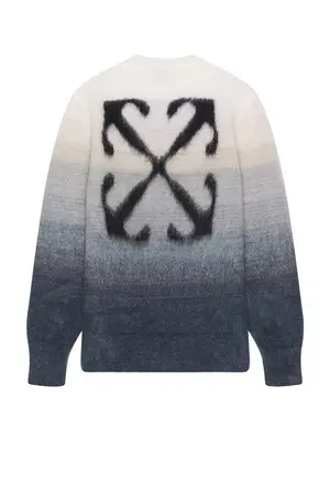 Off-White Mohair Arrow Gradient Knit