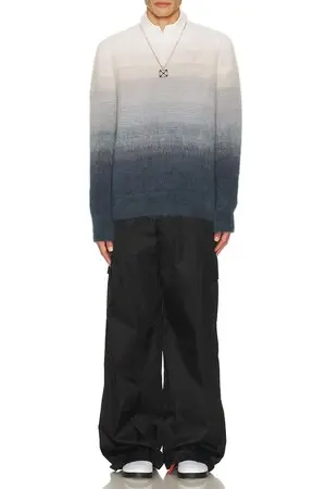 Off-White Mohair Arrow Gradient Knit