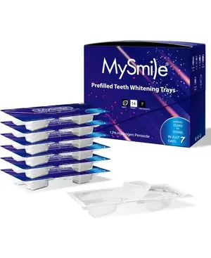 MYSMILE Prefilled Teeth Whitening Trays Kit - Light,pastel Purple