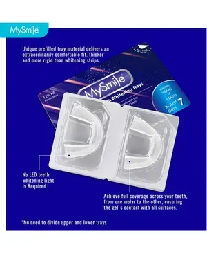 MYSMILE Prefilled Teeth Whitening Trays Kit