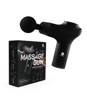 PURSONIC 3 Speed Cordless & Rechargeable Professional Massage Gun - Black