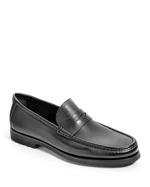 To Boot New York Stacked Heel Loafers