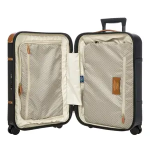 Bric'S Bellagio 21-inch Carry On Spinner Suitcase - Black