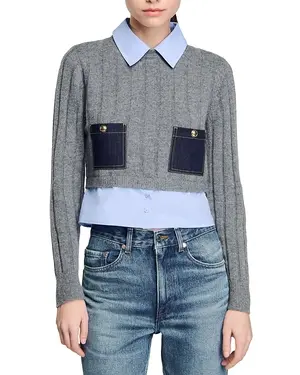 Women's Layered Look Sweaters