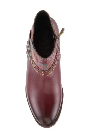 SPRING STEP SHOES Daintylady Bootie - Bordeaux Multi