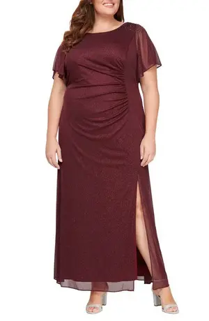 Sl Fashions Ruched Evening Dresses
