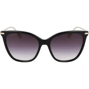 Longchamp Longchamp Roseau Rectangular Sunglasses Black