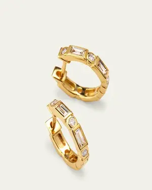 SYDNEY EVAN 14k Diamond Hoop Earrings