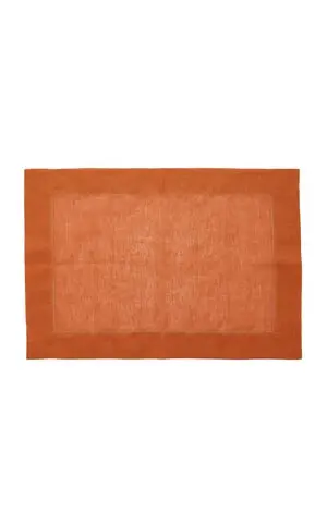 MODA DOMUS Linen Table Runner - Orange