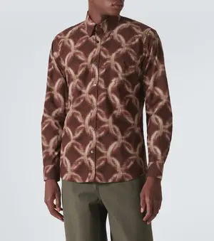 Dries Van Noten Printed Cotton Shirt