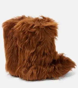 TOD'S Shearling Ankle Boots