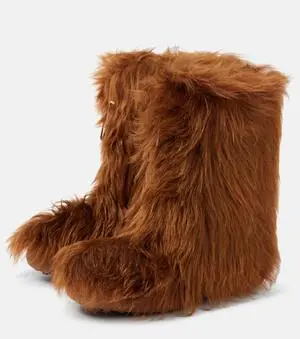 TOD'S Shearling Ankle Boots