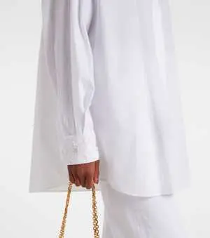 Dolce & Gabbana Embroidered Cotton Poplin Shirt