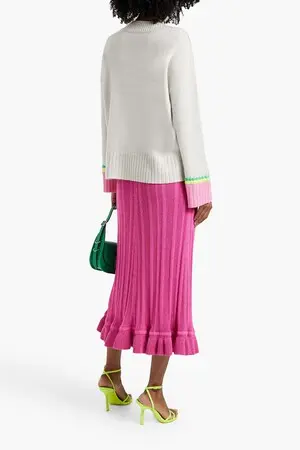 Autumn Cashmere Striped Cashmere Sweater