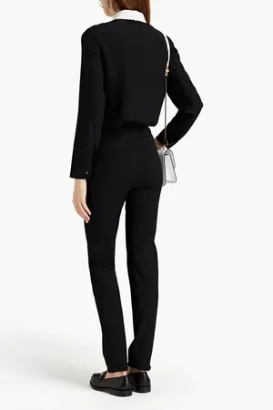 Red Valentino Twill Slim-leg Pants