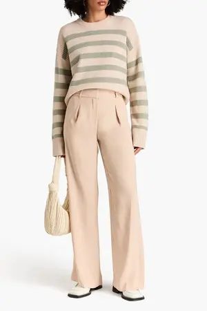 Derek Lam 10 Crosby Farah Striped Wool Sweater