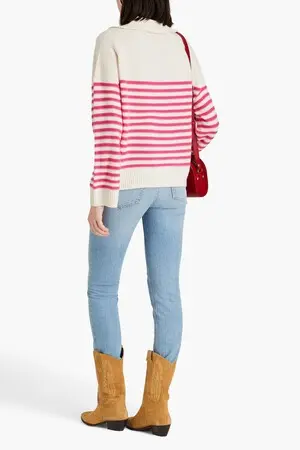 Maje Striped Cashmere Sweater