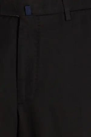 SLOWEAR Incotex Slimfit Linen And Cottonblend Chinos - Black