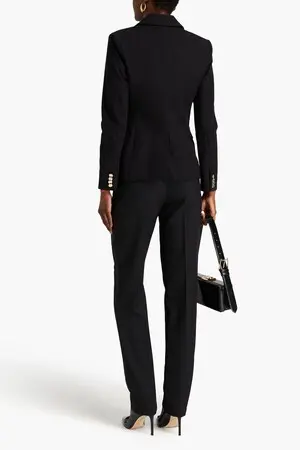 Derek Lam 10 Crosby Stretch Cotton-twill Blazer