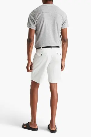 SLOWEAR Incotex Cotton-blend Twill Cargo Shorts - Off-white