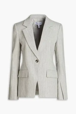 Derek Lam 10 Crosby Pinstriped Wool-blend Blazer